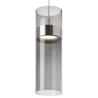 Tech Lighting Manette 5" Wide LED Mini Pendant with Transparent Smoke ...