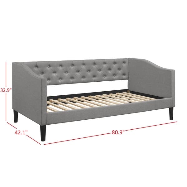 Gianna Upholstered Twin Daybed - Bed Bath & Beyond - 34279323