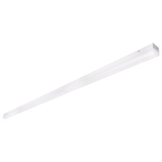 8 ft. LED Linear Strip Light Wattage and CCT Selectable White Finish ...