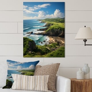 Designart "Guam Landscape" Guam Metal Wall Art Prints - Bed Bath ...