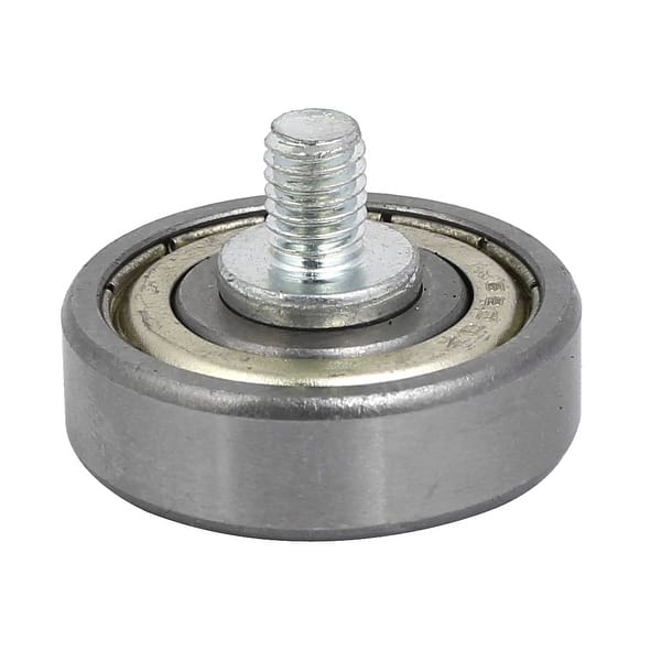 M6 x 8mm Screw Thread F Type Idler Bearing Pulley 17mm x 30mm x 9mm ...