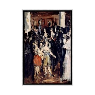 iCanvas "Masked Ball at The Opera" by Edouard Manet Framed - Bed Bath ...