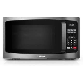 0.9 Cu Ft Compact Microwave with 6 Auto Menus, Mute Function & Child ...
