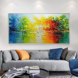 Fall Colors Silver Framed Artwork - Multi-Color - Bed Bath & Beyond ...