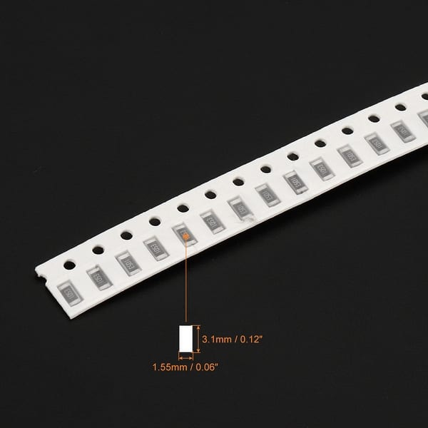 100 Pcs 1206 Chip Resistor 105K Ohm 1/4W Surface Mount Device Resistor ...