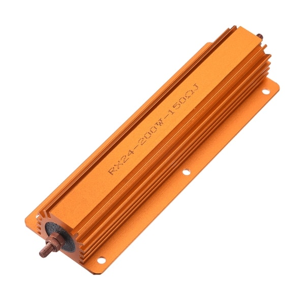 200W 150 Ohm Aluminium Housing Chassis Wirewound Power Resistor Glod ...