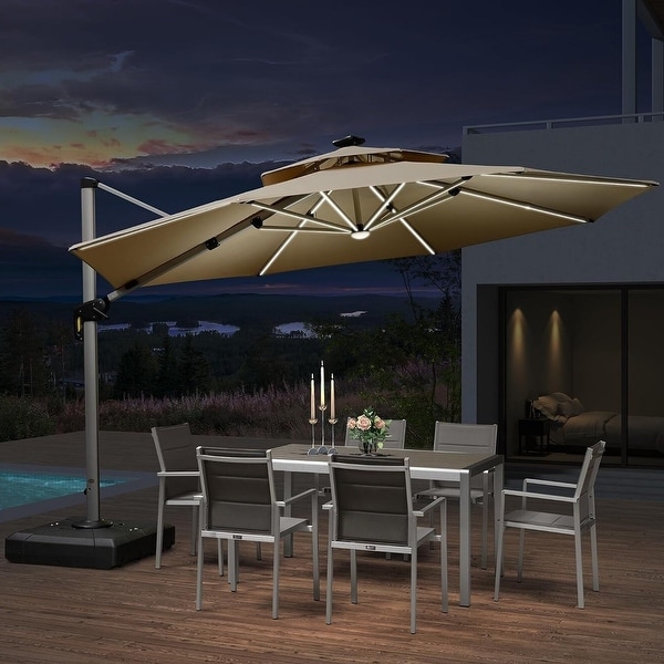 Interesting Patio Cantilever Umbrella Images