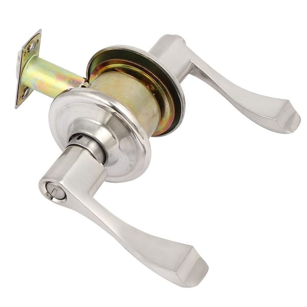 Bedroom Bathroom Door Left Hand L Shape Handle Knob Lock Lockset - Bed ...