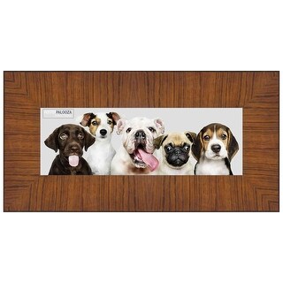 14x40 Contemporary Honey Pecan Complete Wood Panoramic Frame with UV ...