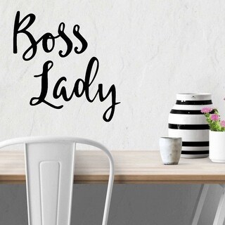 Boss Lady Vinyl Wall Decal Home Office Work Desk Sticker 11" x 11 ...