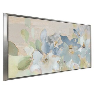 "Muted Spring Giverny" Print on Floating Canvas - Bed Bath & Beyond ...