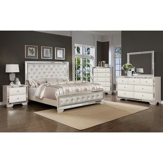 Madison Modern Style 4PC/5PC Upholstery Bedroom Set Made with Wood ...