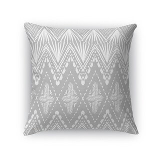 PALM CHEVRON GREY Accent Pillow by Kavka Designs - Bed Bath & Beyond ...