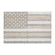 White Wood Handmade American Flag Home Wall Decor - Bed Bath & Beyond ...