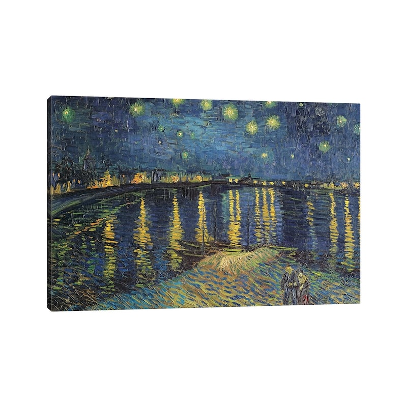 iCanvas "Starry Night Over The Rhone" by Vincent van Gogh Canvas Print ...