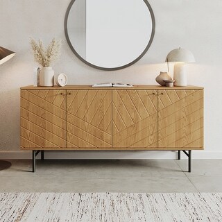 Studio London Amara Sideboard - Oak - Bed Bath & Beyond - 40949826