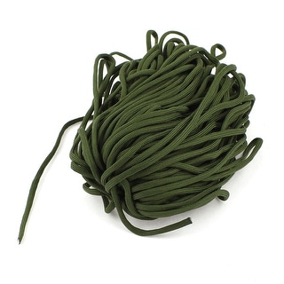 Unique Bargains Army Green Outdoor Activities 3mm Diameter Nylon Braid ...