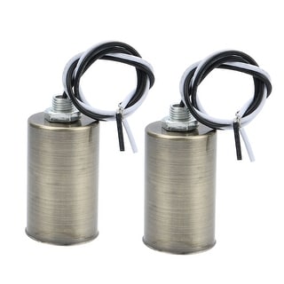 2x E14 Screw Bulb Base Light Socket Medium Base Porcelain Lamp Holder ...