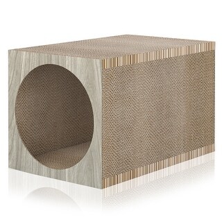 WAY BASICS Premium Tunnel Scratcher Tube Cat Scratching Post - N/A ...