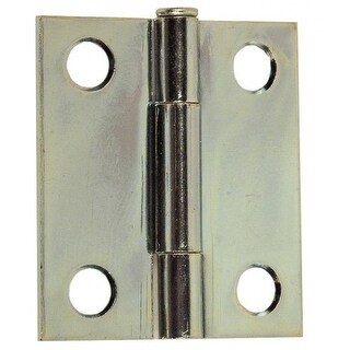 Prosource LR-052-PS Square Corner Narrow Utility Hinges, Steel, 1" x 1 ...