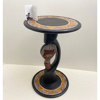 Two-Sided Akuaba Accent Table (Ghana) - Bed Bath & Beyond - 37507953