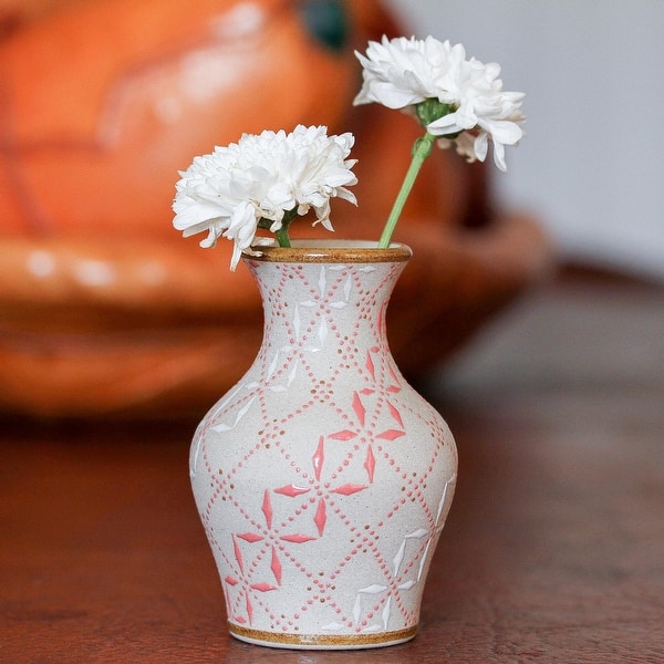 Novica Handmade Windmill Trellis Ceramic Vase - Bed Bath & Beyond ...
