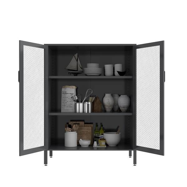 Home Furniture Metal Side Cabinet/Living Room Cabinet/Dining Room ...