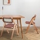 Wooden Folding Chairs Set of 2 With Woven Design - Bed Bath & Beyond ...