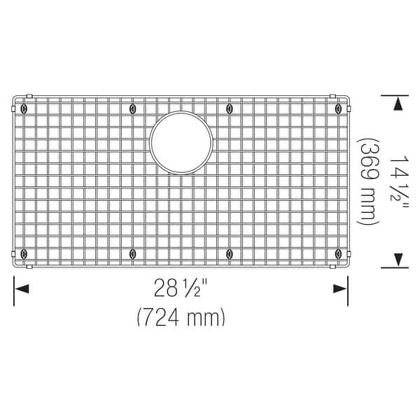 Blanco 235968 Quatrus 28-1/2" L x 14-1/2" W Stainless Steel Basin Rack ...