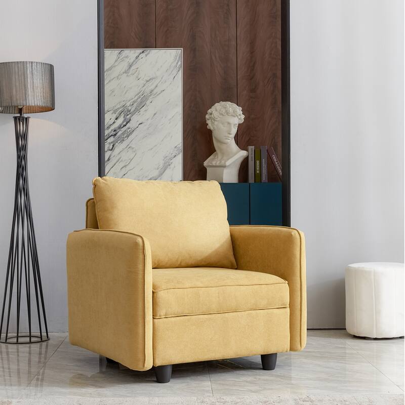 Free Combination Module Sofa Single Seat With Storage - Overstock ...