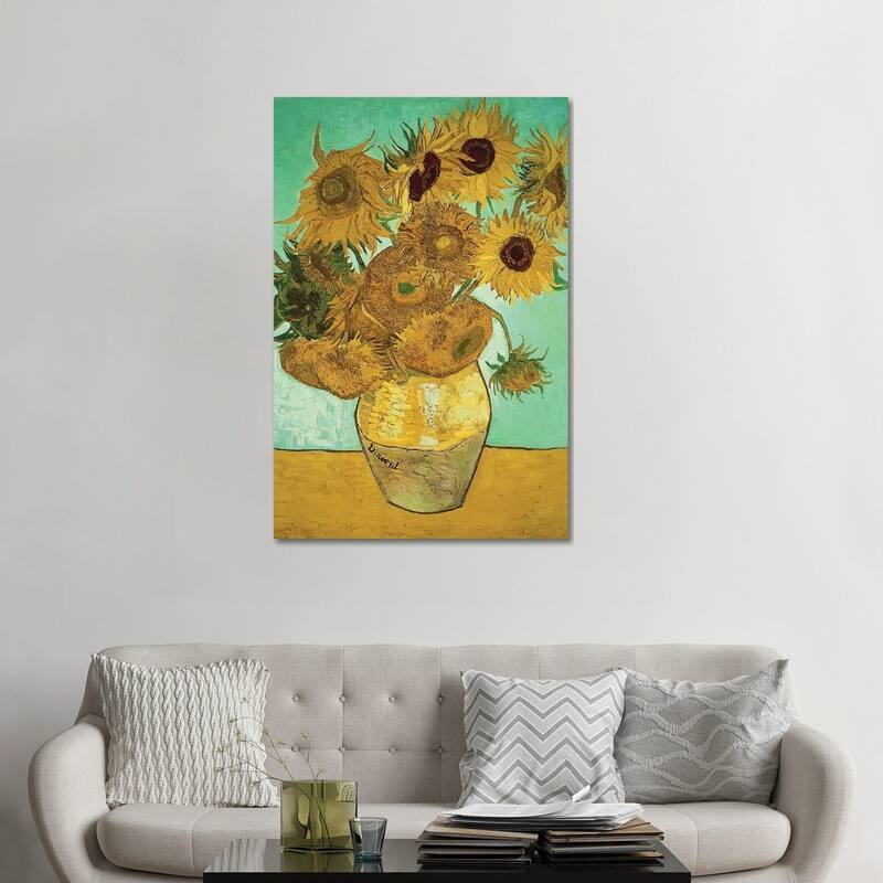 iCanvas "Sunflowers (Third Version), 1888" by Vincent van Gogh Canvas ...