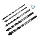 5pcs Masonry Drill Bit Set 1/4" to 1/2" Concrete Drill Bit with ...