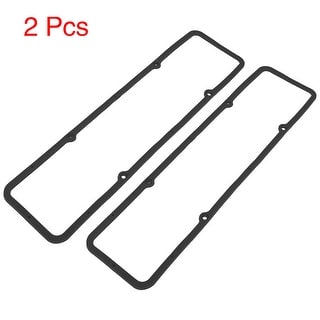 2pcs Black Valve Cover Rubber Steel Core Gasket for Chevy SBC 283 305 ...