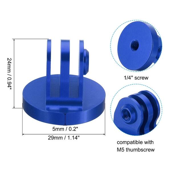 2Pcs Aluminum Tripod Mount Adapter, Camera Tripod Conversion Adapter ...