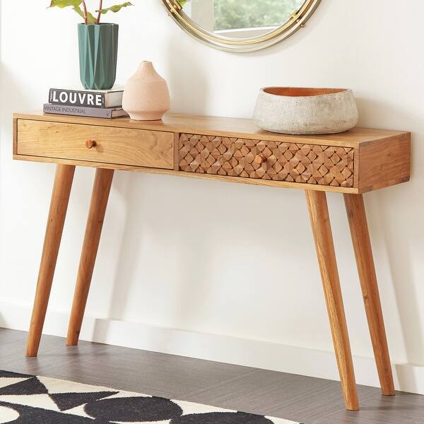 Mid-Century Modern Design Living Room Console Table - Bed Bath & Beyond ...