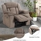 Rocker and Swivel Upholstered Recliner - Bed Bath & Beyond - 38105503