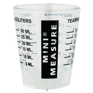 Mini Measure 13211BLKPRO Black Measuring Cup, Display of 12 - Bed Bath ...