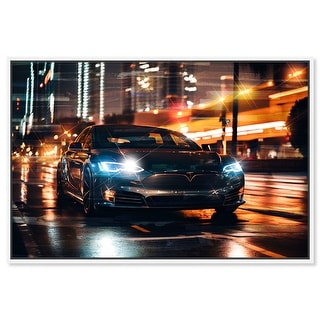 Ludicrous Racing Car Print Man Cave Canvas Wall Art by Notoriart - Bed ...