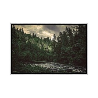 iCanvas "Pacific Northwest River And Trees" by Nature Magick Framed ...
