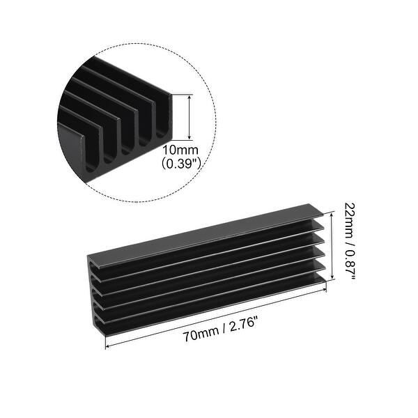 Aluminum Heatsink Dissipation Pads with Parallel - Bed Bath & Beyond ...