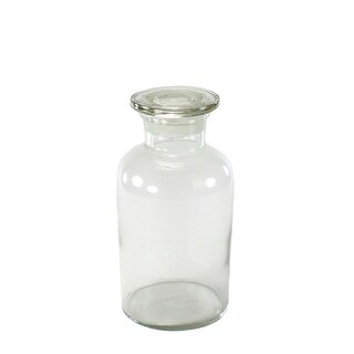 Glass Made Pharmacy Jar with Stopper, Medium, Clear - Bed Bath & Beyond ...