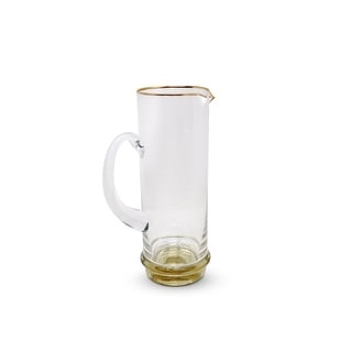 Pitcher with Gold Base and Rim, 44.5 oz - Bed Bath & Beyond - 40787432