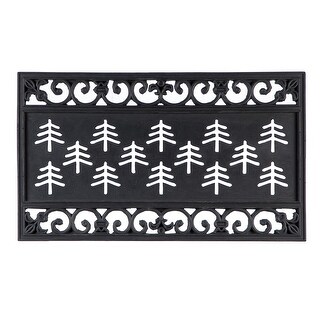 30 in. x 18 in. Fleur Scroll Coir Switch Mat Tray - Bed Bath & Beyond ...