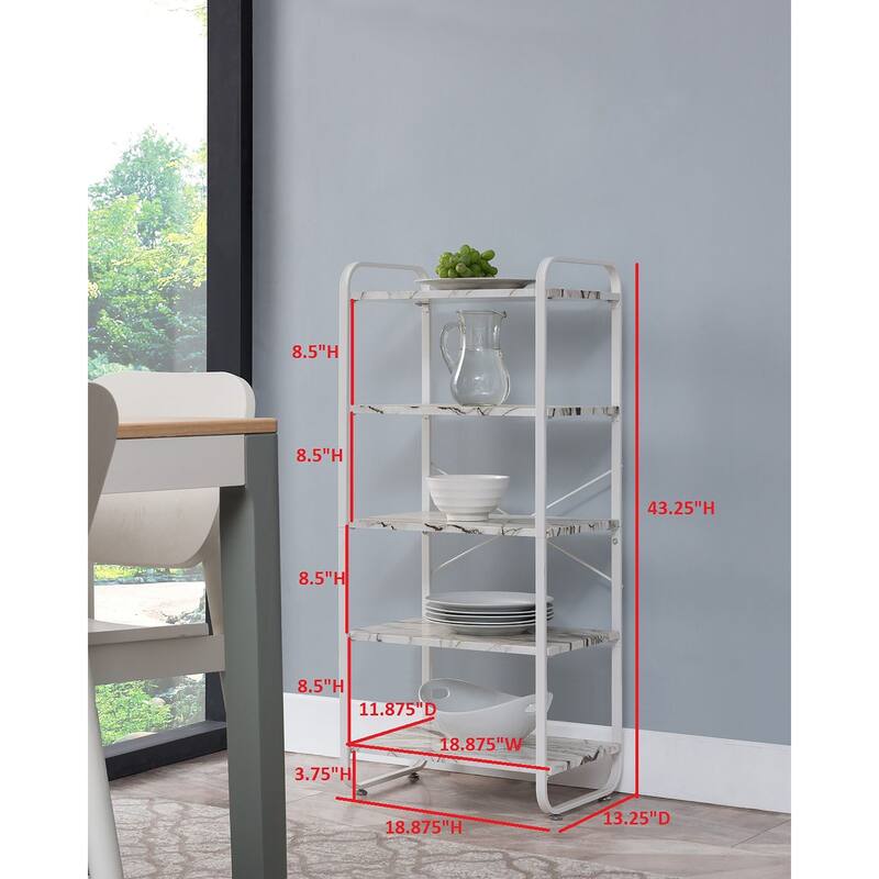 Transitional Baker's Rack-White - Overstock - 25490544