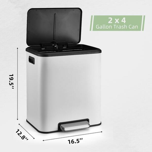 8 Gallon Kitchen Trash Can - Bed Bath & Beyond - 40110549