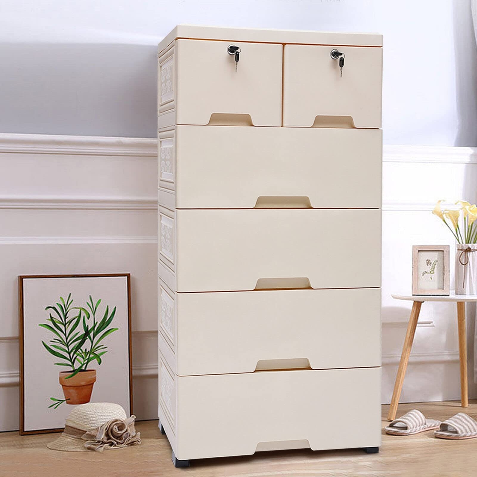plastic chest drawer