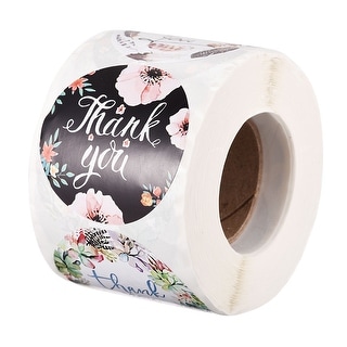 THANK YOU Stickers Roll 2 Inch 500 Pieces Labels 4 Different Designs ...