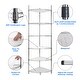 6 Tier Shelf Corner Wire Shelf Rack Adjustable Metal Heavy Duty Free ...