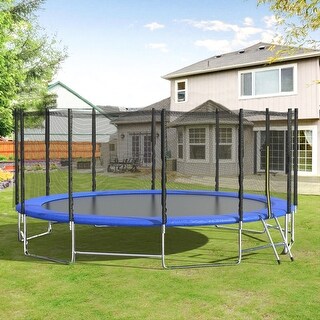 16' Round Backyard Trampoline - Bed Bath & Beyond - 35761587