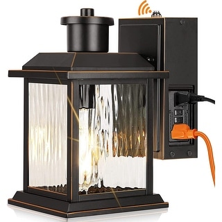 2 outlets dusk to dawn porch lights aluminum rust wall light fixture ...